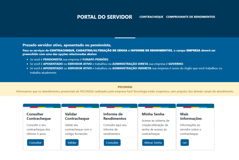 Portal Servidor de Pernambuco: Como acessar e como funciona?
